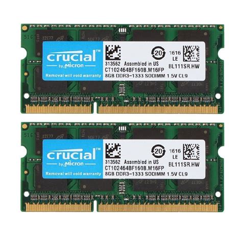 Crucial Ddr3l 16gb 8gb X2 1333mhz Pc3l 10600 Laptop Sodimm Memory Ram Ddr3 Ebay Crucial Ddr3l 16gb 8gb X2 1333mhz Pc3l 10600 Laptop Sodimm Memory Ram Ddr3 Ebay