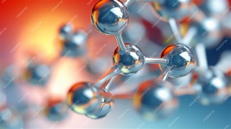 Premium Ai Image Abstract Molecular Structures Unveiled Exploring