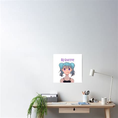 Cute Anime Blowjob Mask Poster Von Skiamdesigns Redbubble