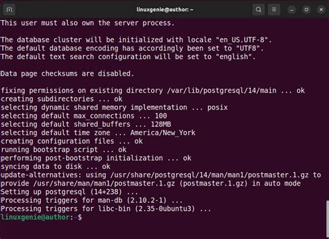 how to start postgresql on ubuntu 22 04 linux genie