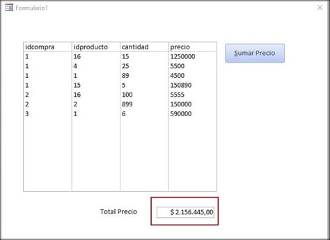 Access Sumar Valores De Una Columna De Un Cuadro De Lista Microsoft Access Todoexpertos Com