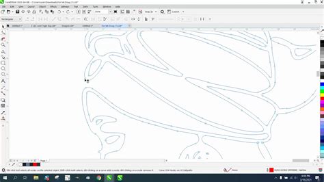 Corel Draw Tips And Tricks Trace Clean Up Remove Double Lines Youtube