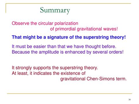 Ppt Circular Polarization Of Gravitational Waves In String Cosmology