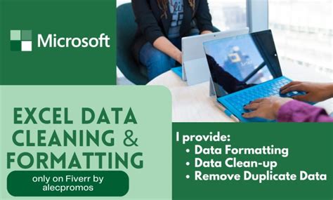 do ms excel data cleaning and document formatting by alecpromotions