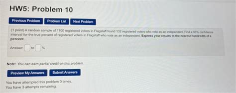 Solved HW Problem Previous Problem Problem List Next Chegg Com