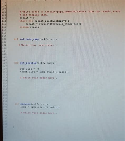 Solved In Python Implement Specified Applications Of Stack