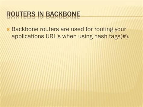 ppt introduction to backbone js powerpoint presentation free
