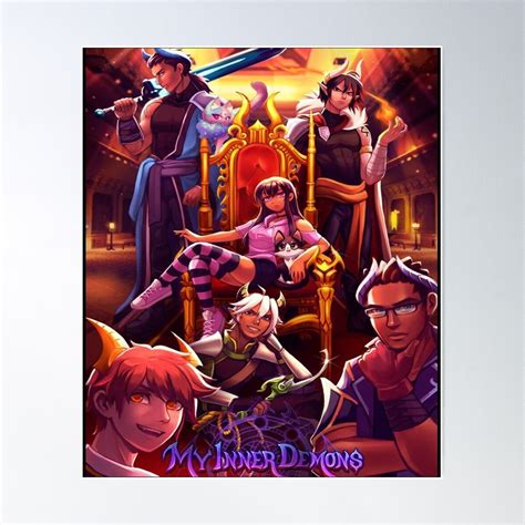 Kna Prints 1 Pc Poster Aphmau My Inner Demons Wall Art Modern Wall
