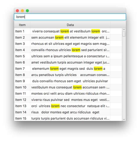 Java Javafxs Tableview With Highlighted Text And Ellipsis