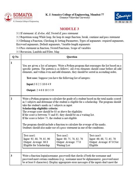 Module 3 Pdf Parameter Computer Programming Function Mathematics