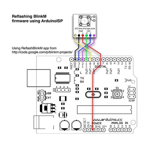 Blinkm Smart Led As The Smallest Arduino Arduino Microcontroller