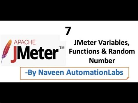 JMeter Variables Random Number Functions In JMeter Part 7 YouTube