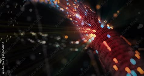 Hacking Red And Blue Digital Binary Code Matrix 01 Background Hacker Dark Web Matrix Digital