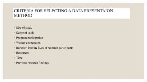 Data Presentation Methods 1pptx Databases Computer Software And
