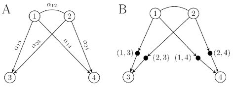 Contribution Nodes An Example Of An Admixture Graph A And Its Download Scientific Diagram