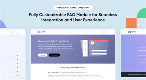 hubspot faq module