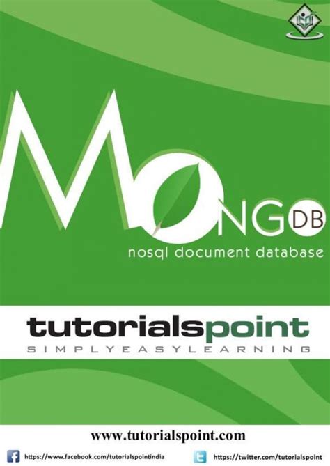 pdf mongodb lib mongodb tutorial pdf