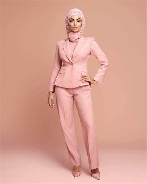 Premium Ai Image Closeup Portrait Of Beauty And Confident Muslimah Girl