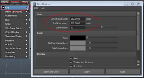 UDK Maya How To Set Up Grid In Maya To Match UDK Tutorial