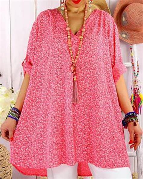 Us 2599 Floral V Neck Blouse