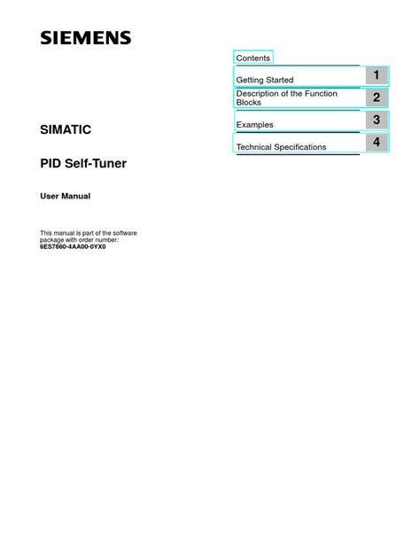 1 2 3 4 pid self tuner simatic user manual download free pdf