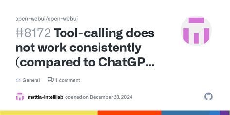 Tool Calling Does Not Work Consistently Compared To Chatgpt Actions