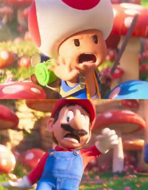 Toad Stops Mario Meme Generator