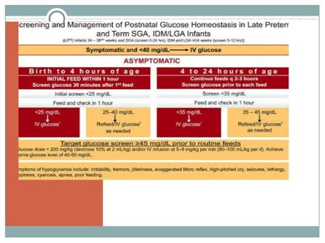 Neonatal Hypoglycemia