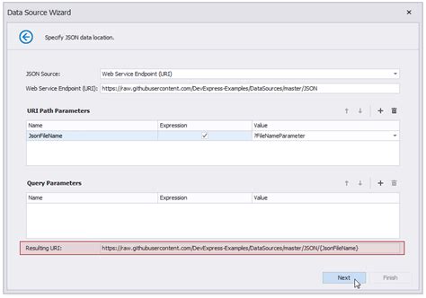 Bind A Report To Json Data Net Reporting Tools Devexpress