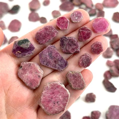 One Raw Ruby Madagascar Corundum Var Ruby Natural Red Ruby Red Ruby Etched Ruby Genuine