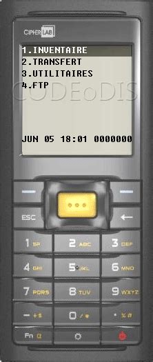 Terminal Portable Cipherlab Laser D MB Batch Cable USB VCOM Codeodis Width Px