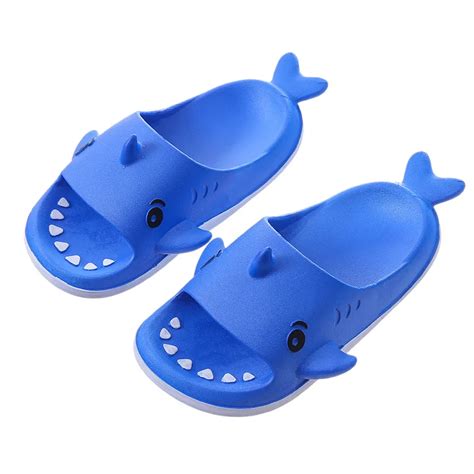 작은 노란색 만화 상어 귀여운 어린이 구멍 슬리퍼 여자 2022 여름 비 슬립 아기 소년 키즈 패션 비치 신발 플랫 Aliexpress