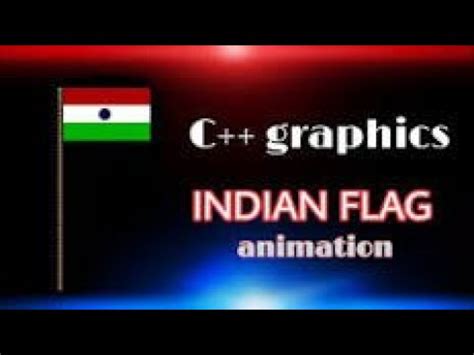 How To Make Indian Flag Using C Language India Ka Flag Kaise Banaye Using Graphics YouTube