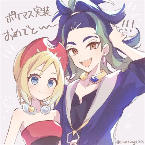 Irida And Adaman Pokemon And More Drawn By Sumeragi Danbooru