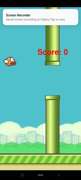 Video Flappy Bird Game Created Using Pygame Module 🐦🎮 Viswajith S