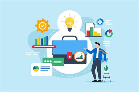 비즈니스 사례 개발 설득력 있는 제안서 작성 투자 정당화 및 분석 프로젝트 개념 벡터 일러스트레이션 그래프와 차트를 제시하는 비즈니스 사례 개발 설득력 있는 제안서 작성 투자 정당화 및 분석 프로젝트 개념 벡터 일러스트레이션 그래프와 차트를 제시하는