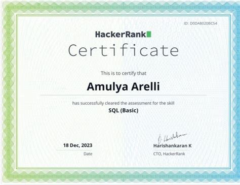 Amulya Arelli On Linkedin Certification Professionaldevelopment Continouslearning