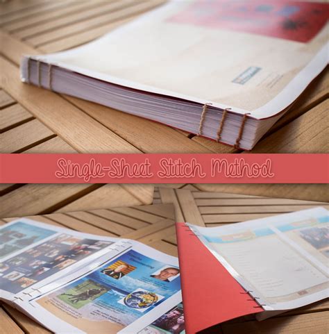 Diy Single Sheet Bookbinding Tutorial Sea Lemon Book Binding Diy Bookbinding Tutorial Diy Book