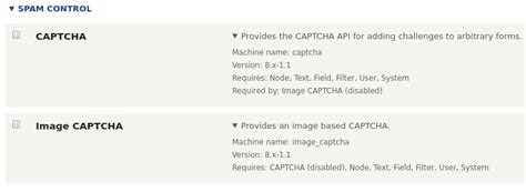 stop spam how to use the captcha and recaptcha module in drupal 8