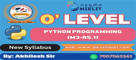 O Level Note Ccc Notes