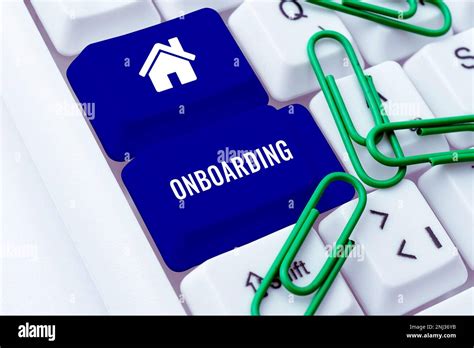 Conceptual Display Onboarding Internet Concept Action Process Of Integrating A New Employee