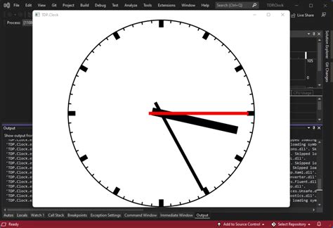 Sample Code Of A Cross Platform Analog Clock Using Net 6 C And