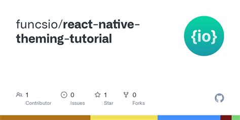 Github Funcsio React Native Theming Tutorial