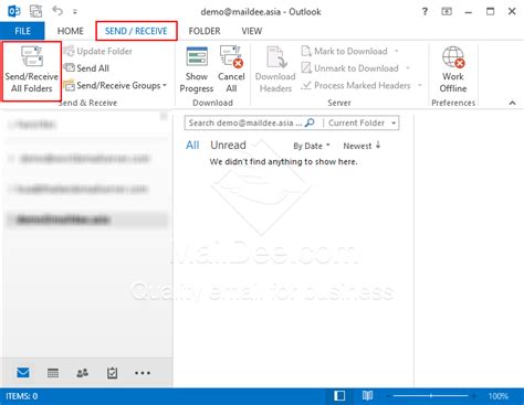 Technology Land Co Ltd Send Receive บนโปรแกรม outlook คอ อะไร