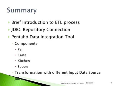 kettle etl tool