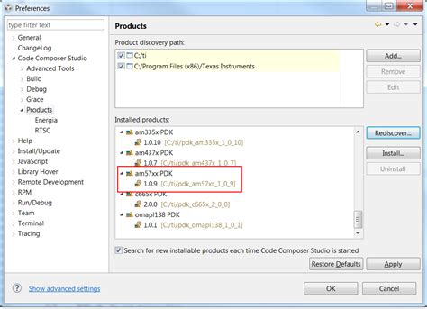 Am3358 Rtos Project Creation Processors Forum Processors Ti E2e Support Forums