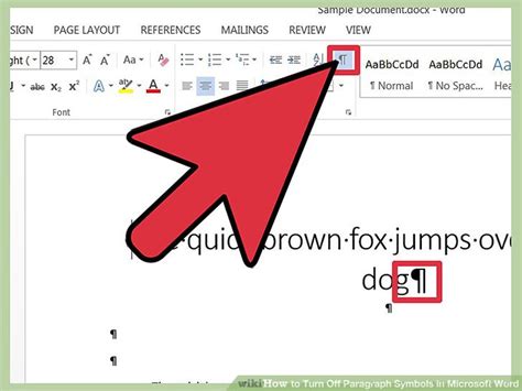 How To Turn Off Paragraph Symbols In Microsoft Word 7 Steps