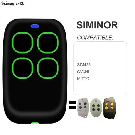 Legújabb Siminor Mitto Cvxnl Sim433 Garázs Ajtó Távirányító 433 92mhz