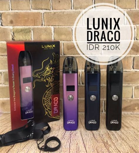Jual Draco 25w Pod Kit By Lunix Jakarta Pusat Cikini Vape Tokopedia