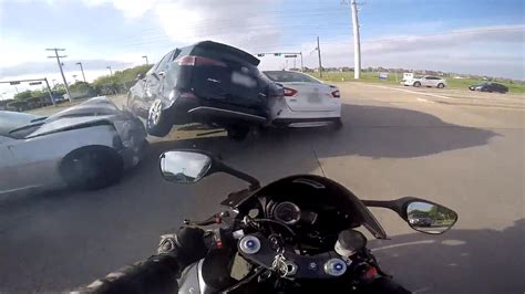 Motorcyclist Crashes And Slides Between Wheels Of Semi Jukin Media Inc